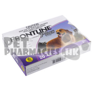 Frontline Plus for Dogs (Fipronil/S-Methoprene) - 9.8%/8.8% (2.68mL x 6 ...