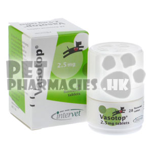 Vasotop（雷米普利）-为2.5毫克（28片） - 宠物医疗用品专门店 (香港)PetPharmacies.HK | 香港網上寵物藥店 ...